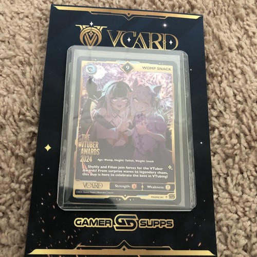 Gamer Supps VCard Vtuber Awards 2024 Promo Card 001 Womp Snack FULL ART ...