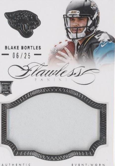 2014 Panini Flawless - Rookie Patches Blake Bortles #2 /25 (MEM, RC ...
