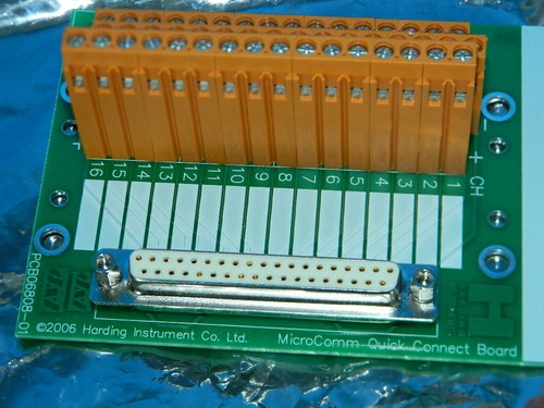 NEW HARDING INSTRUMENT PCB06808-01 MICROCOMM QUICK CONNECT BOARD ...