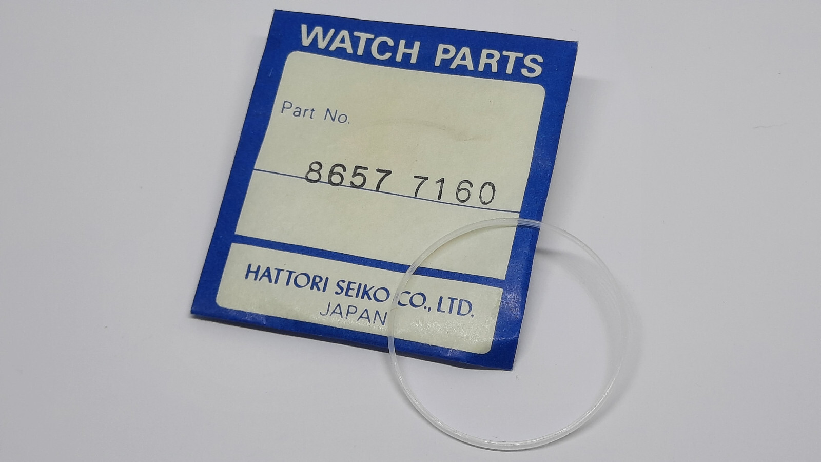 Genuine NOS Seiko Crystal Gasket 86577160 for Y147-7050, Y147-7059 ...