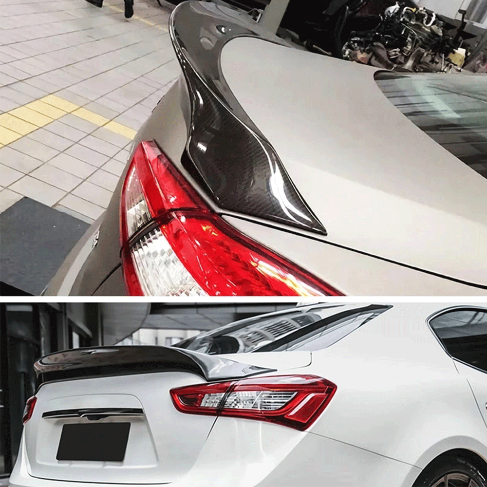 GLOSSY BLACK Rear Trunk Spoiler Lip Wing For Maserati Ghibli S Q4 4 ...