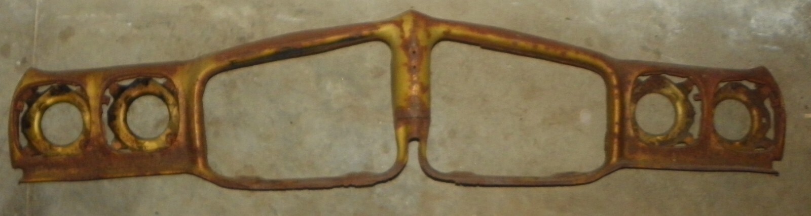 1972 PONTIAC Le Mans T-37 GT-37 Metal Front Header Panel ORIGINAL GM ...