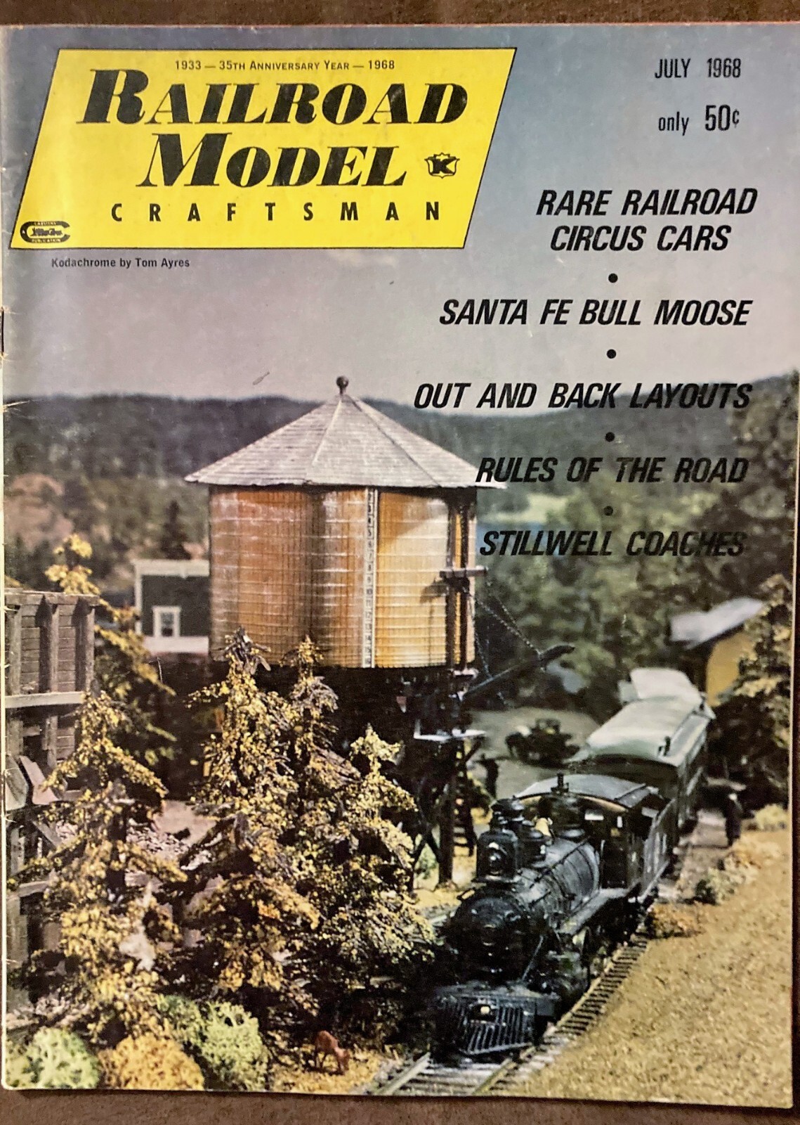 Railroad Model Craftsman Magazine, July 1968: Classic Model Railroad ...