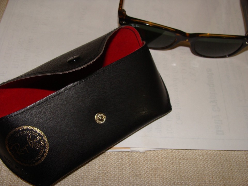 Made in Italy! Ray-Ban NEW WAYFARER RB2132 Sunglasses 52/18-3N, Case | eBay