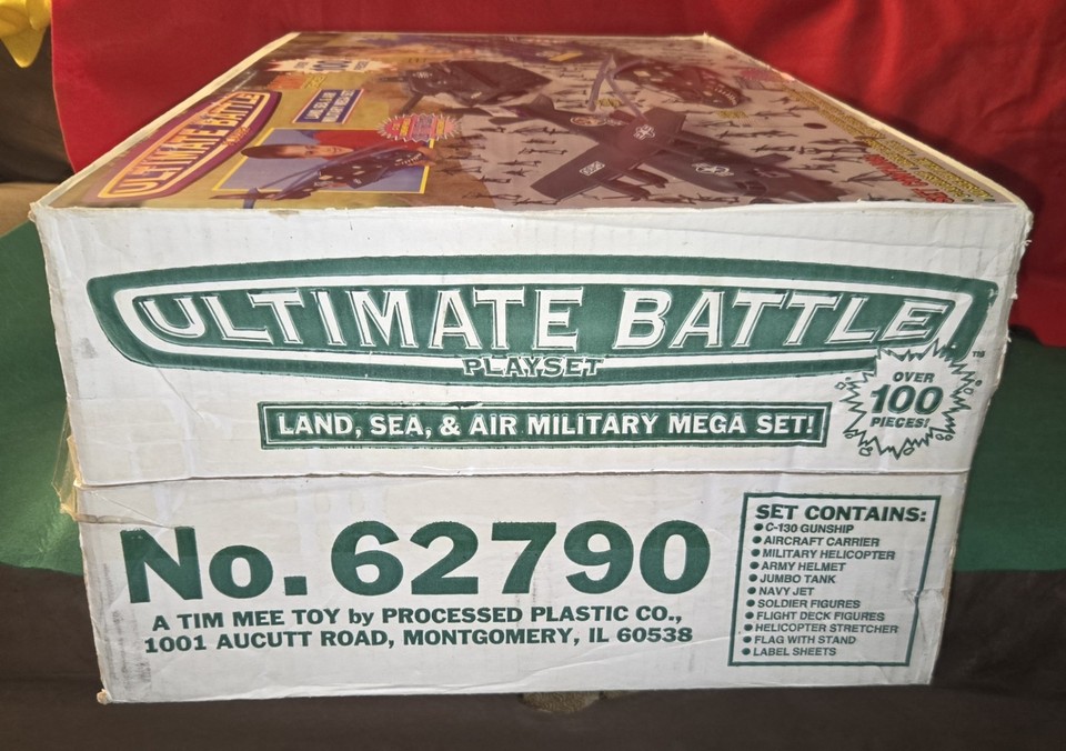 Rare Vintage Tim Mee Ultimate Battle Hercules C-130 Airplane Tank ...