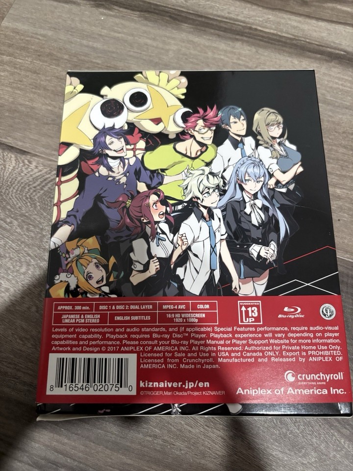 Kiznaiver Complete Series Anime Bluray Aniplex Studio Trigger RARE *SEE ...