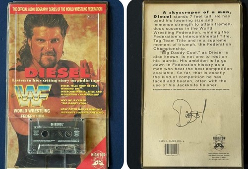 WWF / WWE DIESEL POSTER * WWF CASSETTE DIESEL AUDIO BIO VINTAGE * WWF ...