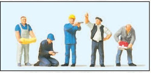 PREISER 10498 HO Scale Manual Workers (Artisans) Pcs. 5 | eBay