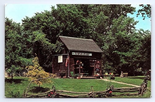 Postcard John Brown John Henry Kagi Cabin-Cave Memorial Nebraska City ...