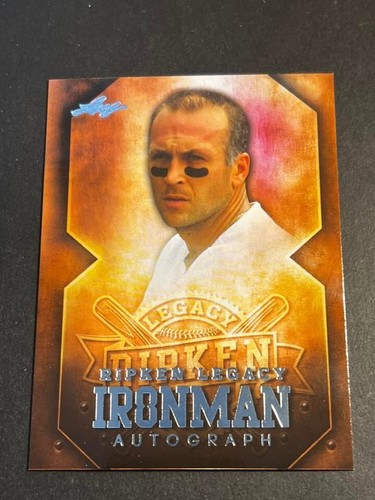 2014 Leaf Ironman Legacy MISSING AUTOGRAPH 2 Pieces Cal Ripken Orioles ...