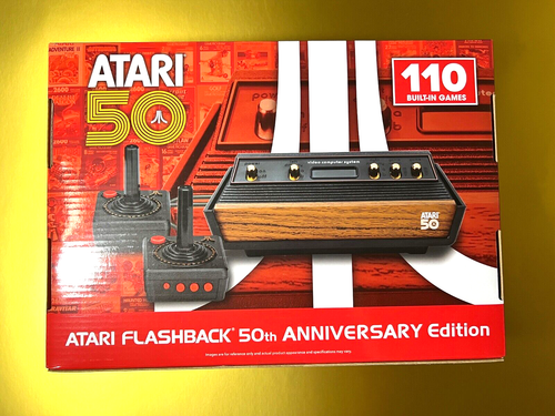 New Atari Flashback 50th Anniversary Edition Retro Console 110 Built in ...