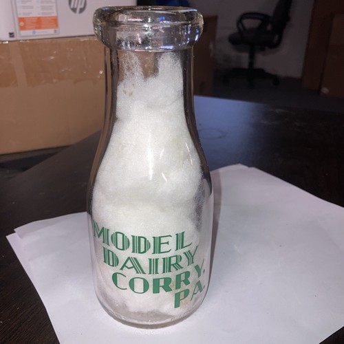 Model Dairy Corry Pennsylvania Pa Pint Milk Bottle | eBay