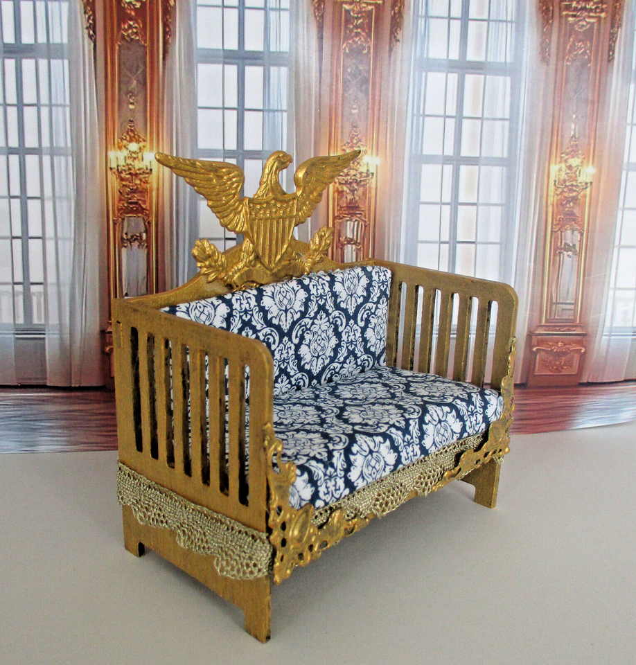 doll house Georgian / Regency wide eagle CHAIR . sofa, SETTEE #4 | eBay UK