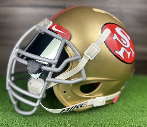 SAN FRANCISCO 49ers NFL Custom Full Size Football Helmet medium Adult ...