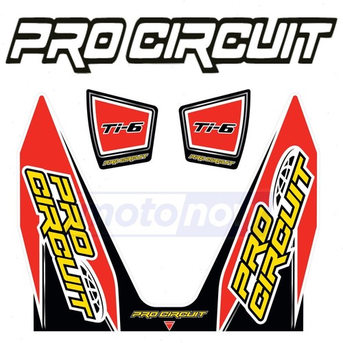 Pro Circuit Ti-6 Exhaust Decal for 2004-2015 Suzuki RM-Z250 - Graphics ...