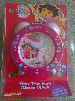 DORA THE EXPLORER - Time Teaching Alarm Clock ~ 14cm (Wesco) #NEW ...