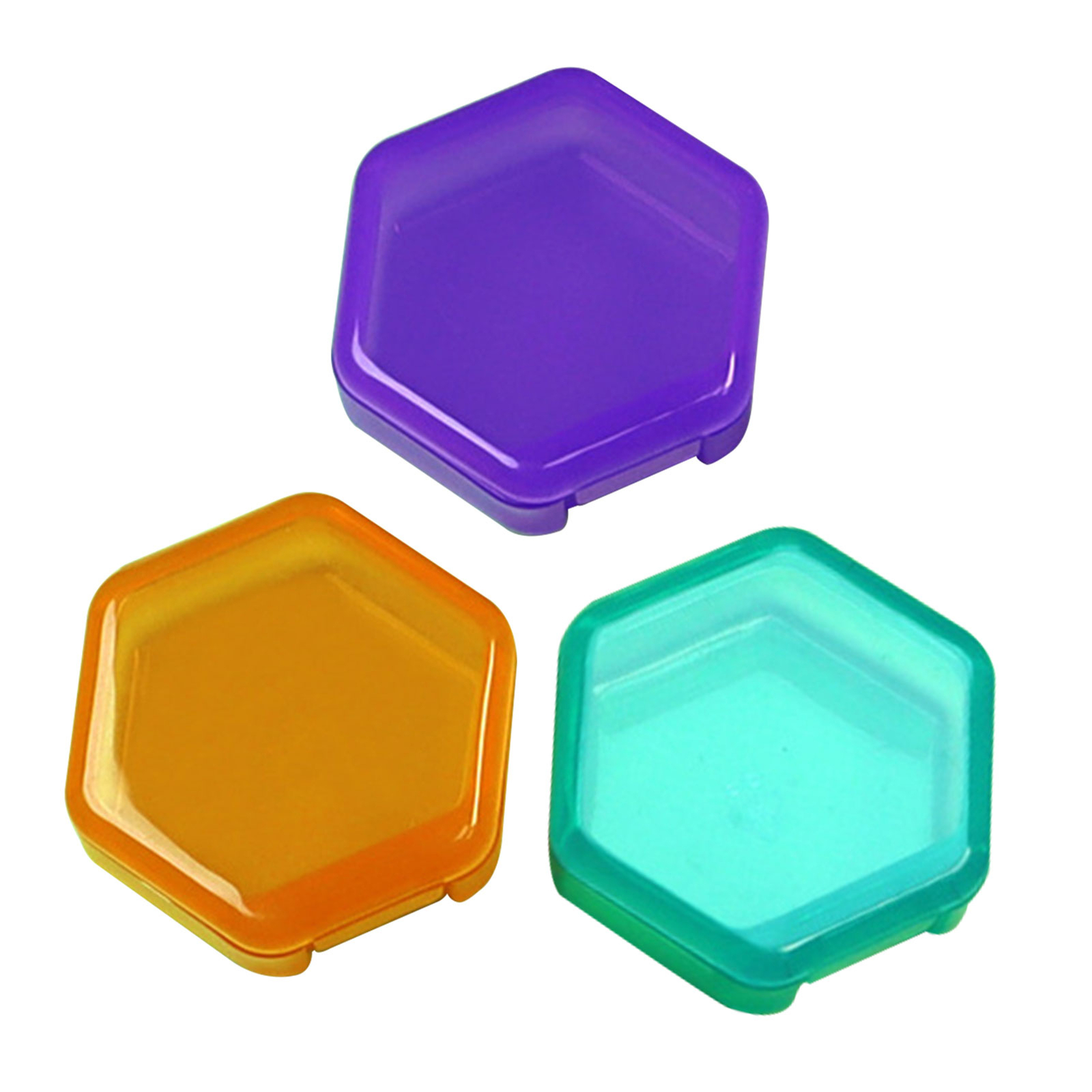 Daily Organizer Tablet Pill Box Portable Hexagon Dustproof For Travel ...