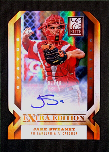 2013 Panini Elite Extra Edition #23 Jake Sweaney Status Die-Cut RC Auto ...