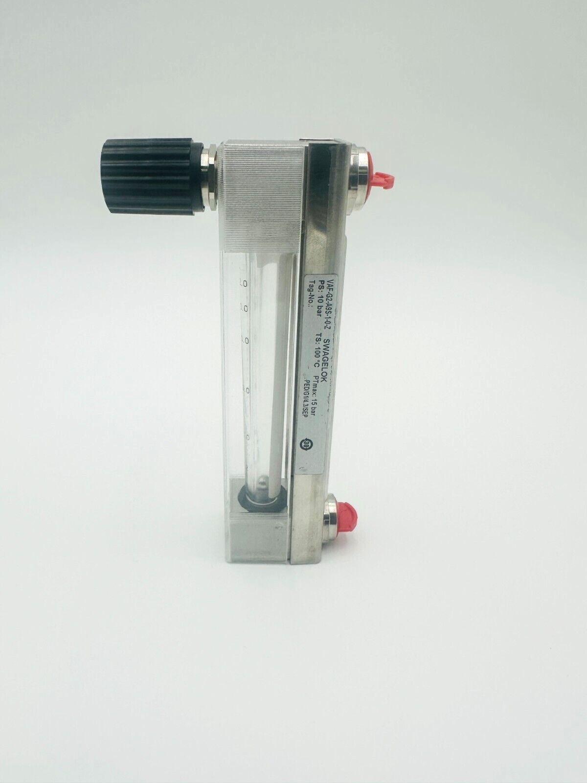 Swagelok VAF-G2-A9S-1-0-Z Variable Area Flowmeter 1/4 FNPT 18 to 180 ...