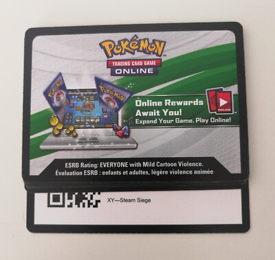 20x Pokemon TCG LIVE Booster Code Cards XY Steam Siege Sent via Message ...