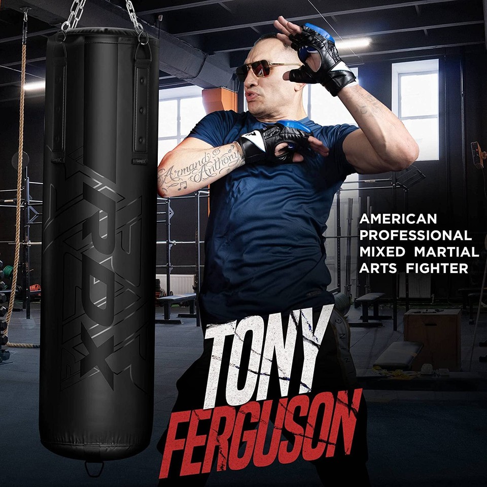 RDX Boxing Punching Bag with Boxing Gloves Filled Heavy Bag 5FT ...