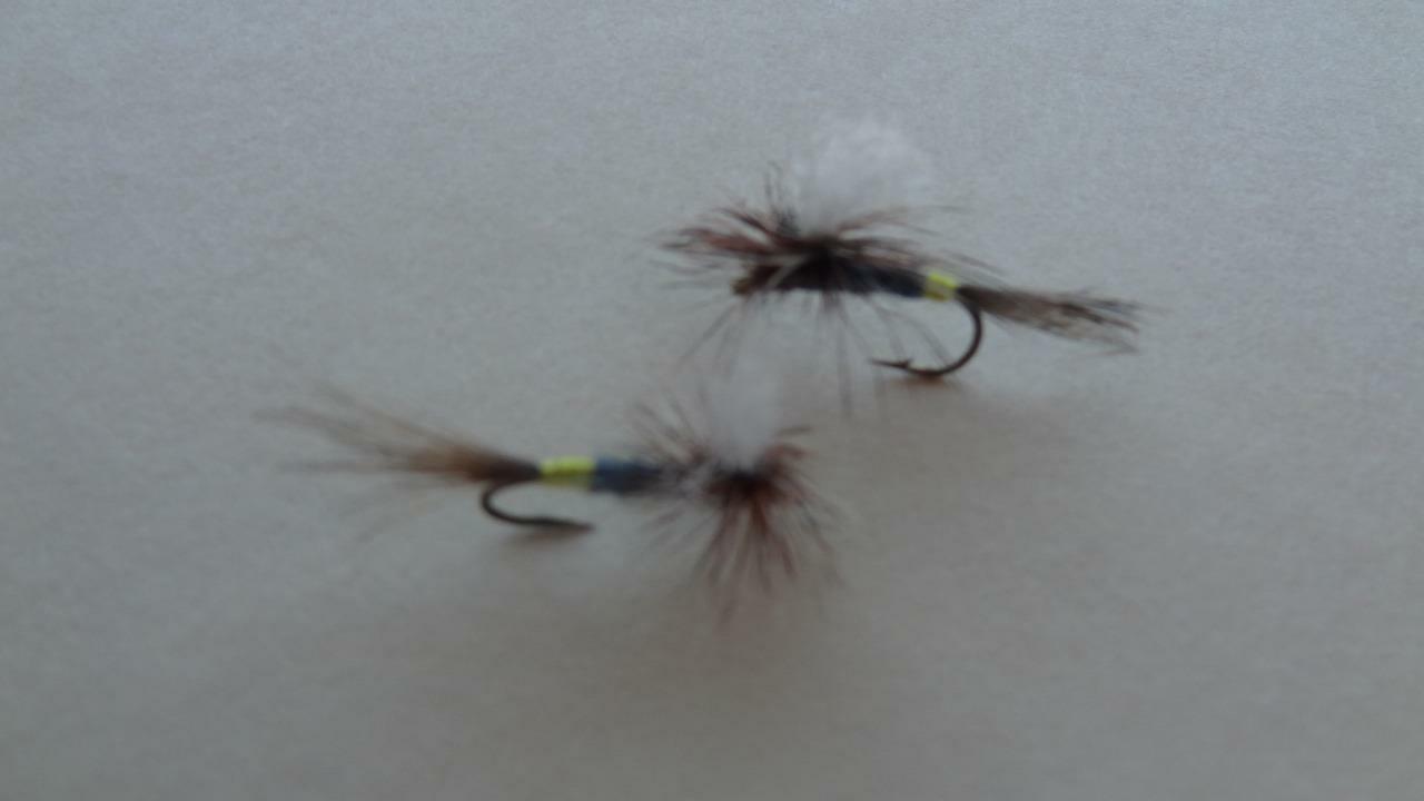 1 DOZ DF-6 ADAMS FEMALE PARACHUTE (SELECT YOUR SIZE) DRY FLY | eBay