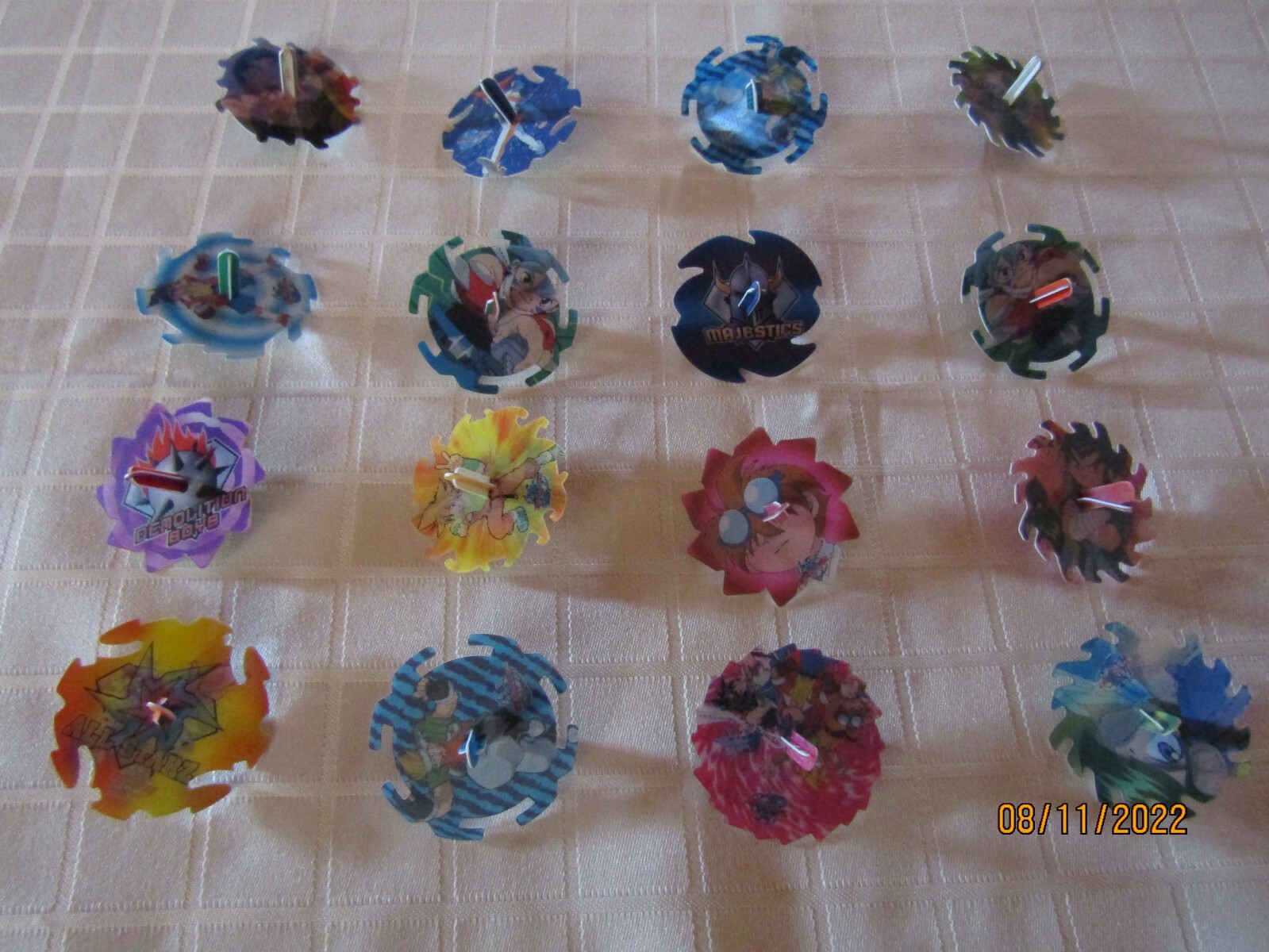 Beyblade tazos, 16 holographic tazos | eBay
