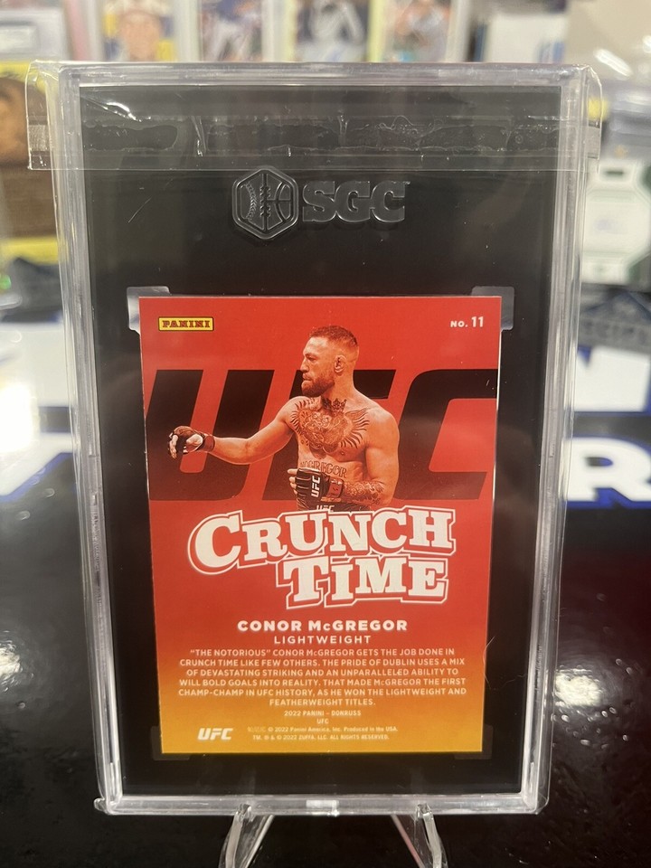 2022 Donruss UFC Conor McGregor Crunch Time SGC 9.5 | eBay