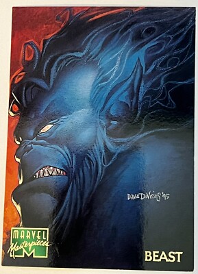 Beast Trading Card #7 - Dave Devries - Marvel Masterpieces - 1995 ...