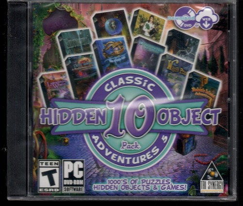 Classic Adventures 5 10 Hidden Object Games PC Brand New Factory Sealed ...