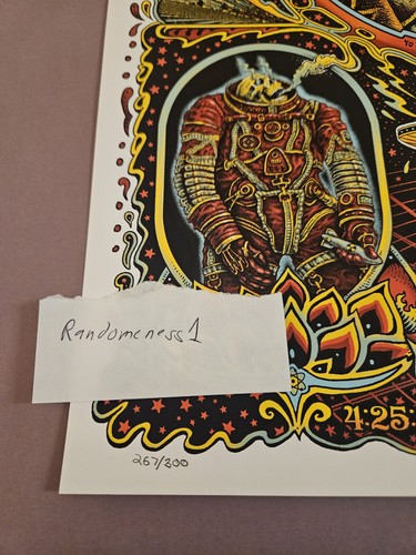 EMEK Puscifer Sessanta Poster Red Rocks N2 2024 Official Mint | eBay