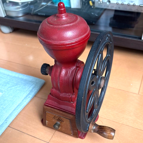 Coffee mill, Kalita Diamond Mill Red Manual, hand grinder, antique ...