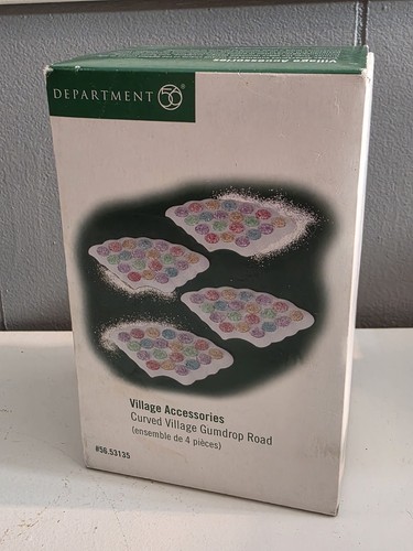 Department 56 Village Accessories Curved Village Gumdrop Road 4pc. #56. ...