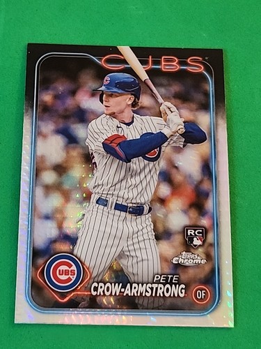 Pete Crow Armstrong 2024 Topps Chrome Prizm Refractor #16 (RC) Rookie ...