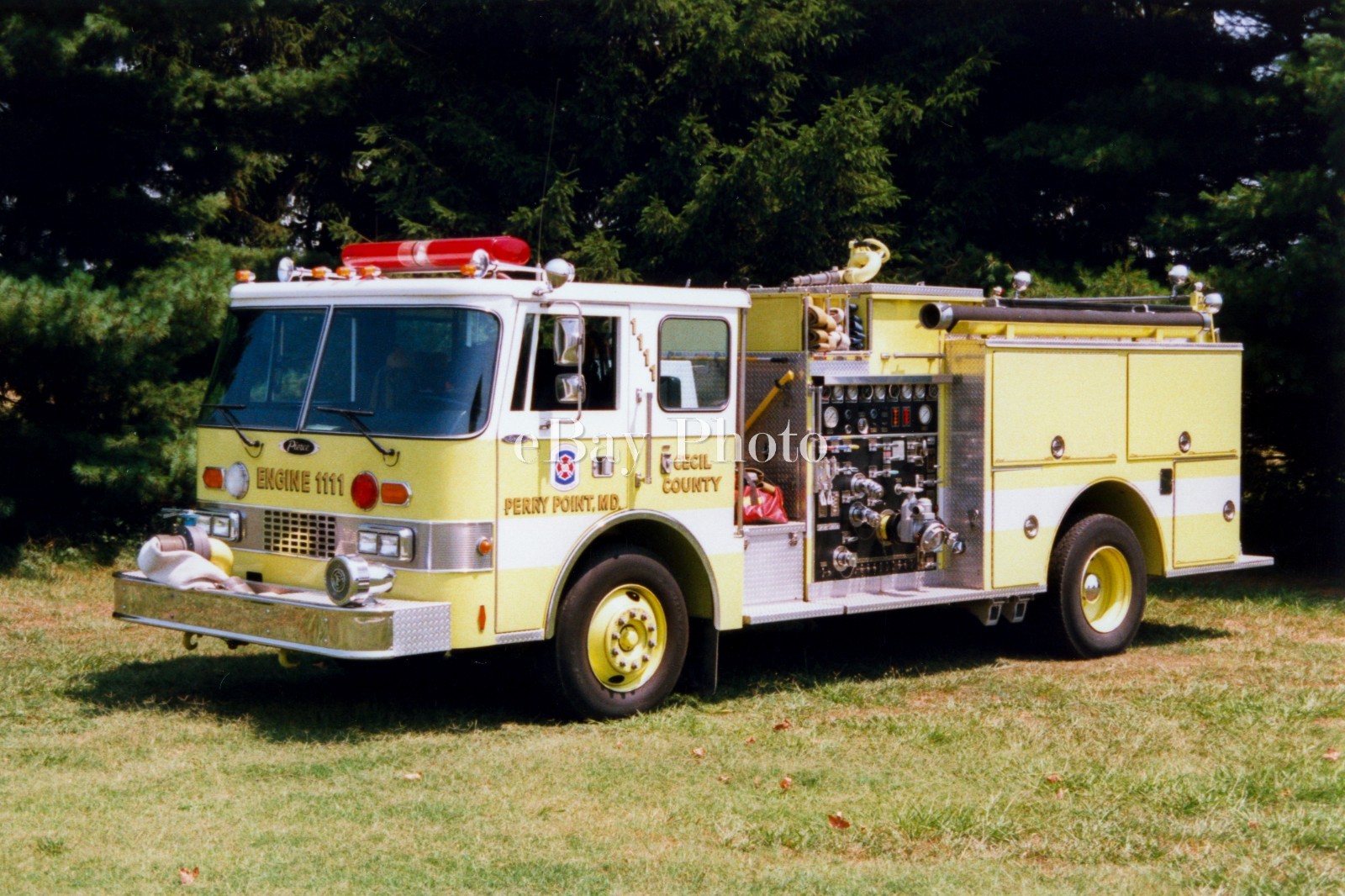 4x6" Fire Apparatus Photo Print- Perry Point MD Fire Department Pierce ...