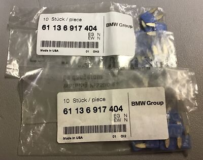 Lot Of 2 10 PK BMW OEM 07-18 X5 3.0L-L6 Fuse Relay-Mini Fuse ...