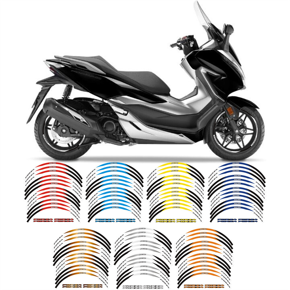 15" 14"Full RIM Wheel CIRCLE ADHESIVE STICKER For HONDA FORZA 125 300 ...