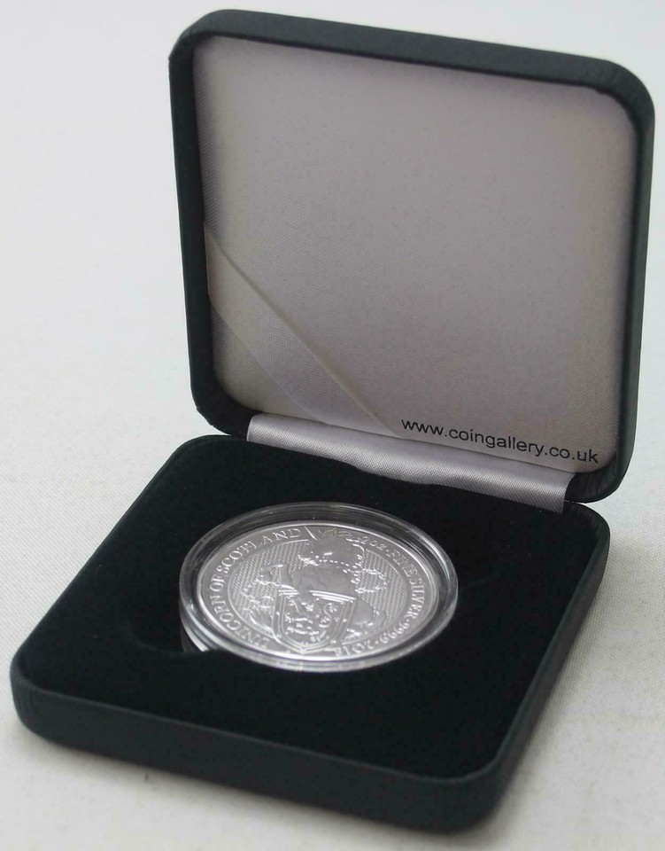 2oz Silver Beast Deluxe Black Leatherette Coin Case and Capsule | eBay