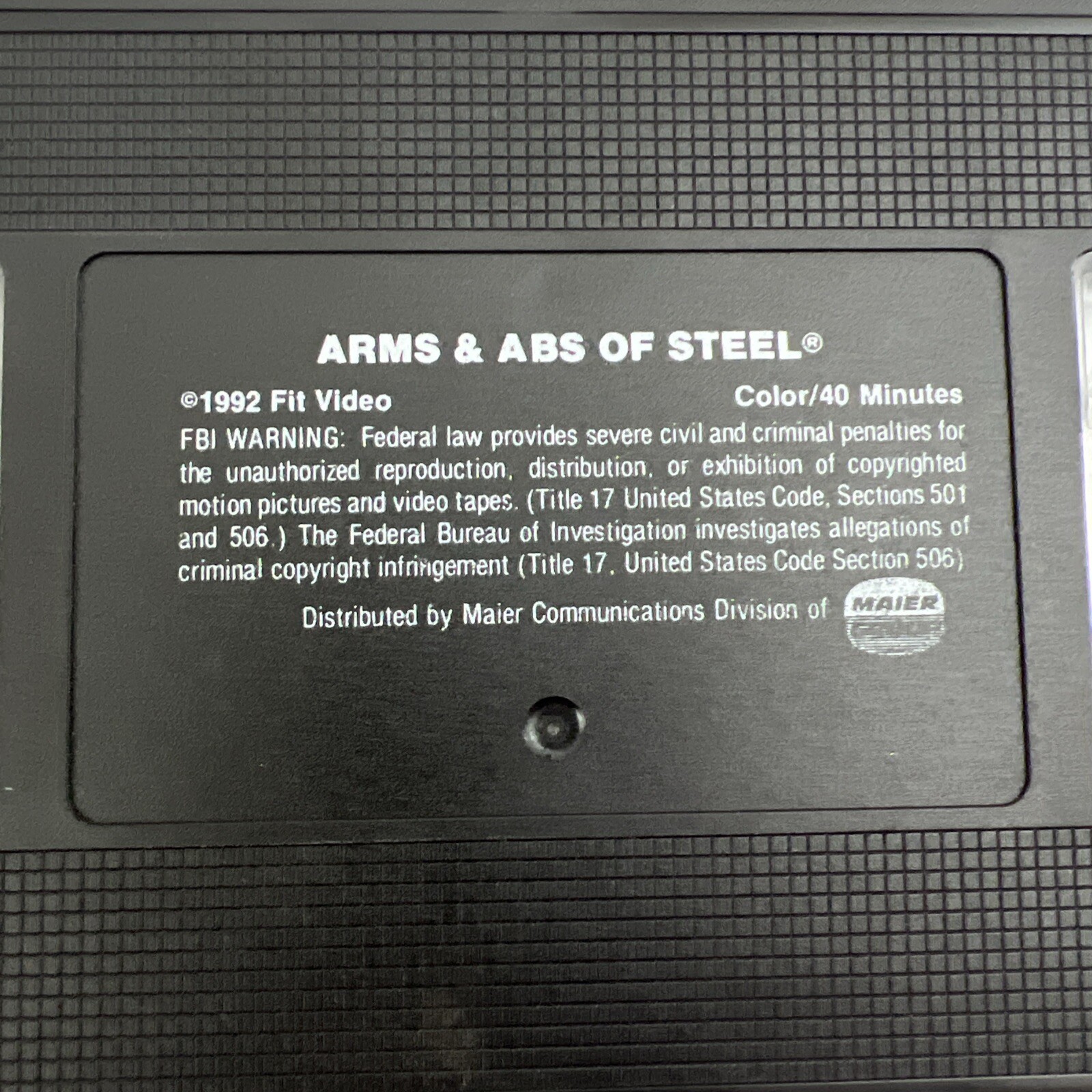 Arms & Abs of Steel (VHS, 1992) Tamilee Webb Advanced Target Toning ...