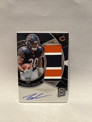 2023 Panini Spectra Roschon Johnson RPA Rookie Patch Auto #/60 RC ...