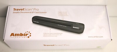 NEW Ambir TravelScan Pro PS600-AS USB Simplex Document ID Card Scanner ...