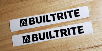 BUILTRITE HANDLER wood processor splitter DECALS (2) 24" BLACK USA BEST ...