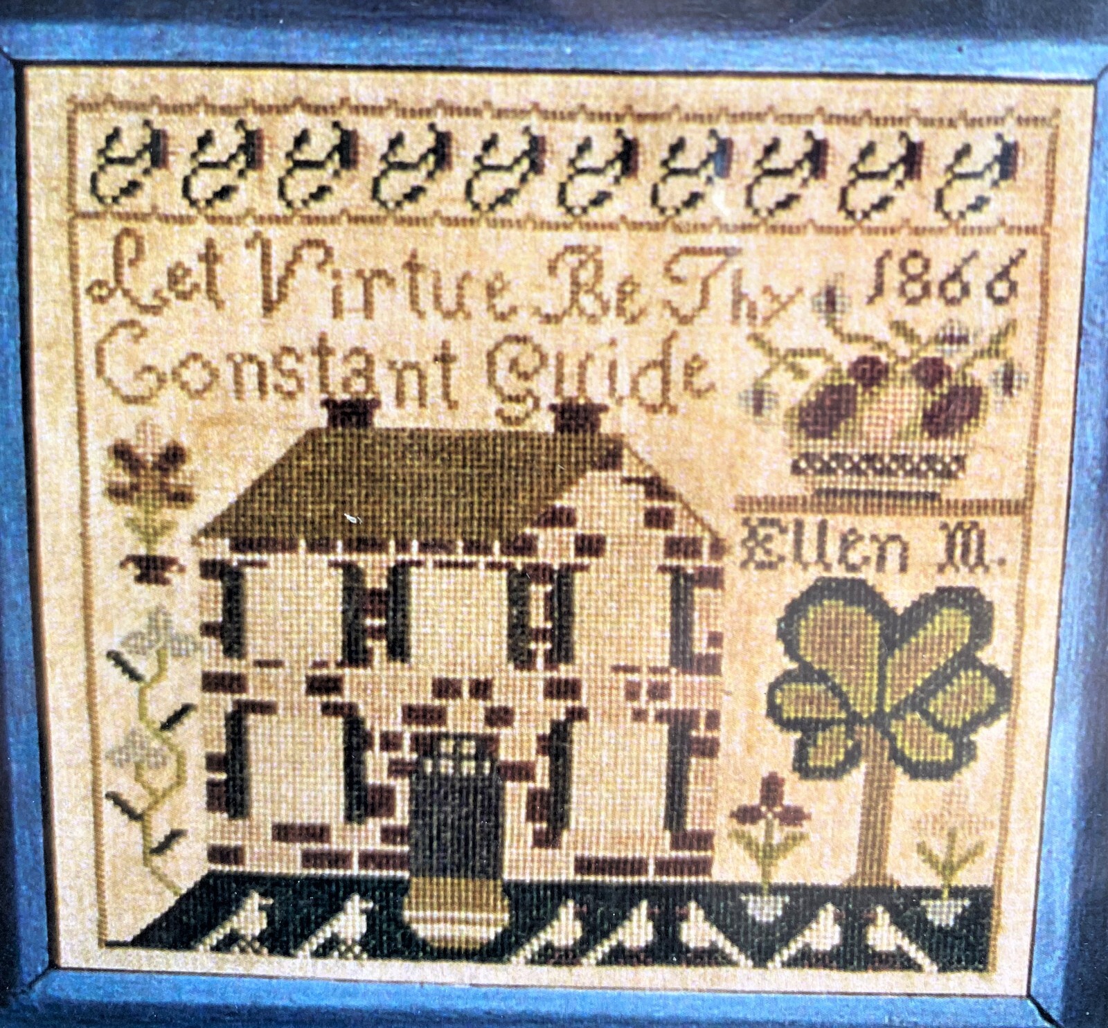 Barrick Samplers ELLEN'S SAMPLER Cross Stitch Pattern | eBay
