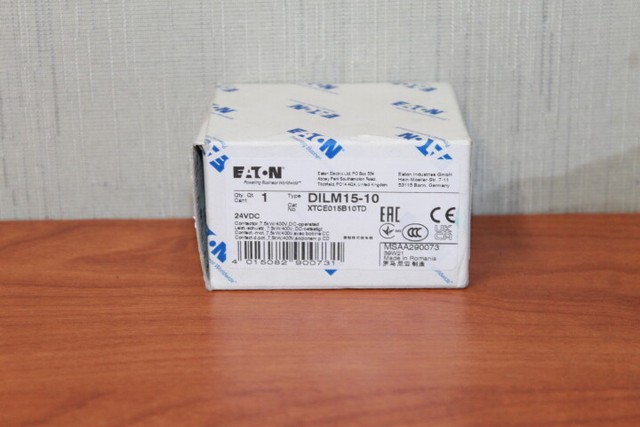 Eaton Xtce015b10 Contactor 3 Pole 15 Amp XTCE015B10TD for sale online ...