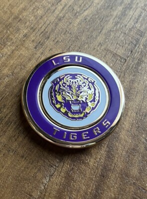 BRAND NEW LSU TIGERS Duo Logo Golf Ball Marker PRG GOLF NCAA LICENSED ...