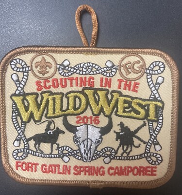 Scouts 2016 Wild West Fort Gatlin Spring Camporee Badge | eBay