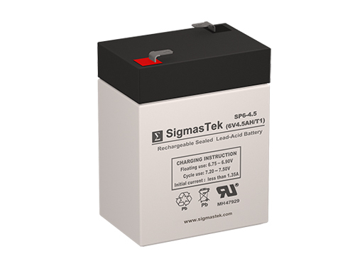 SigmasTek Battery Compatible with Vision CP645 6V 4.5AH SLA Battery ...