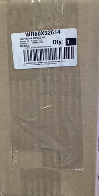New Genuine OEM WR60X32614 GE Refrigerator Evap Motor Service Kit ...
