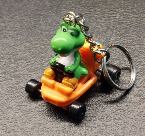 Vintage 1993 MANI Nintendo Super Mario Kart Yoshi Keychain Key Chain | eBay