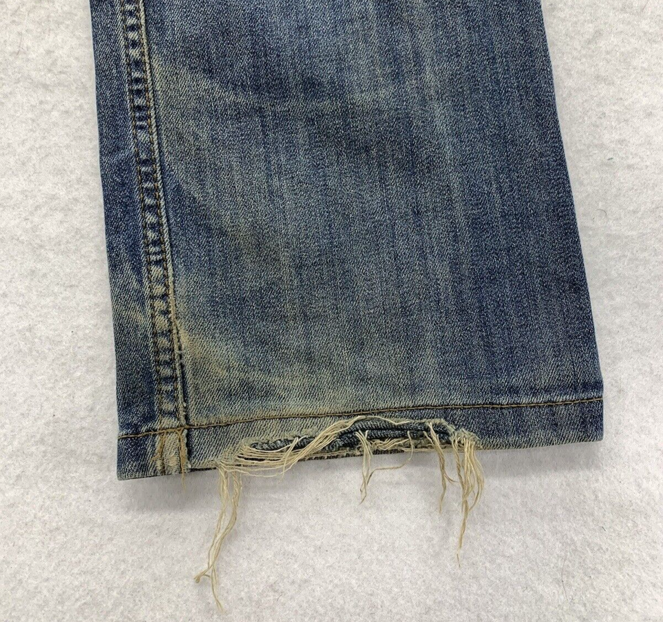 IJeans By Buffalo Denim Jeans 29X32 Men's Oil Stained Distressed Trippy ...